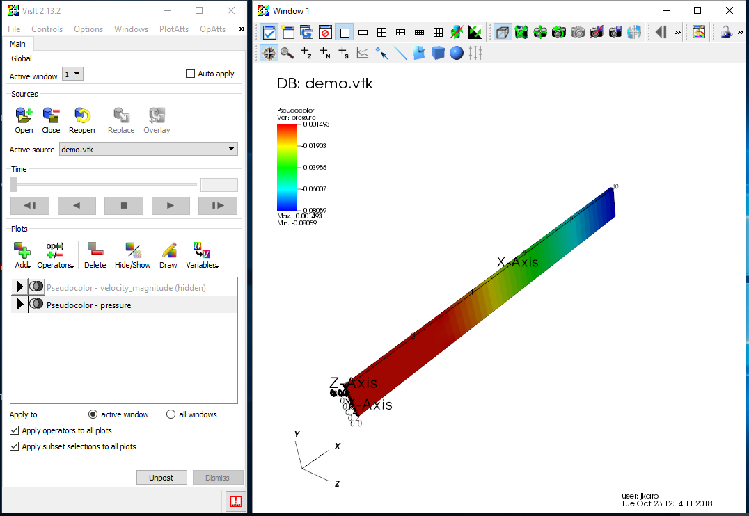 Running a case – Dolfyn